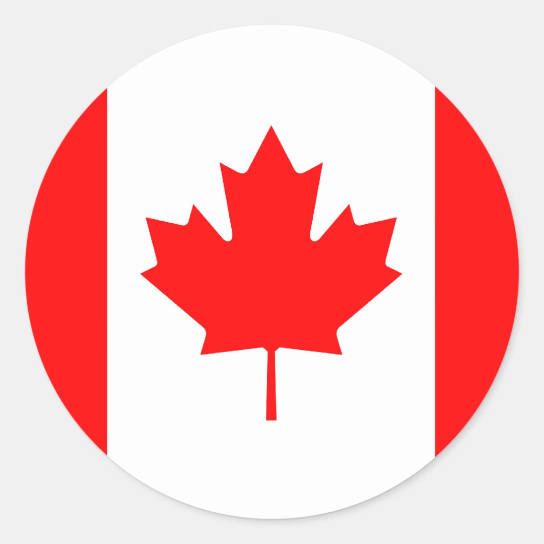 Canada Flag Sticker | Zazzle