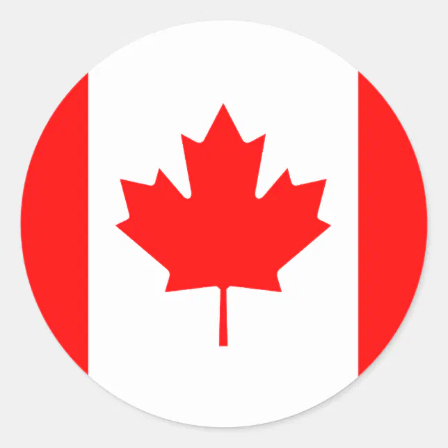 Canada Flag Sticker | Zazzle