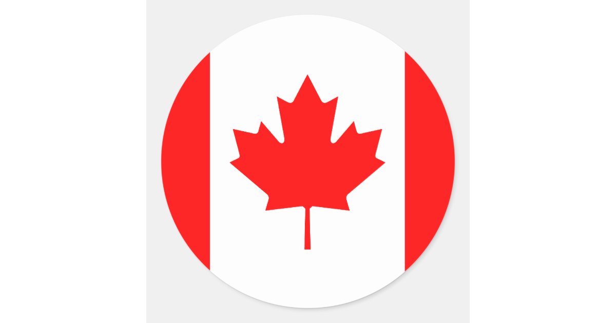 Canada Flag Sticker | Zazzle