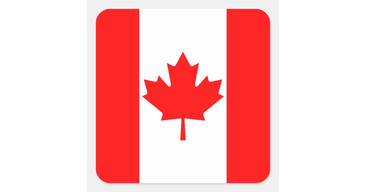 Canada Flag Sticker | Zazzle
