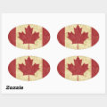 Canada Flag Stickers | Zazzle