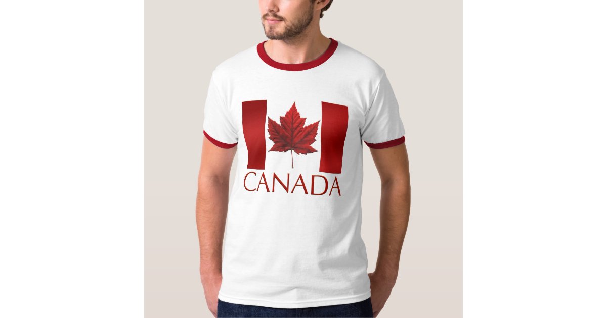 Canada Flag T-shirts Gifts Souvenirs Canada Shirts | Zazzle.com