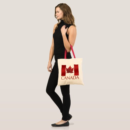 Canada Flag Tote Bag Eco-friendly Canada Tote Bag | Zazzle