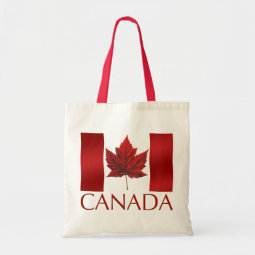 Canada Flag Tote Bag Eco-friendly Canada Tote Bag | Zazzle