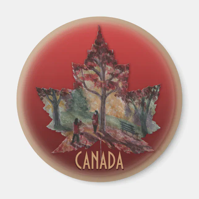 Canada Fridge Magnet Canada Maple Leaf Magnets | Zazzle