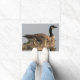 Canada Geese - Mother Goose and Baby Goslings Doormat | Zazzle