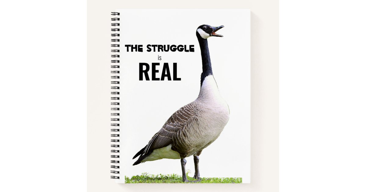 Canada Goose Honking Notebook | Zazzle