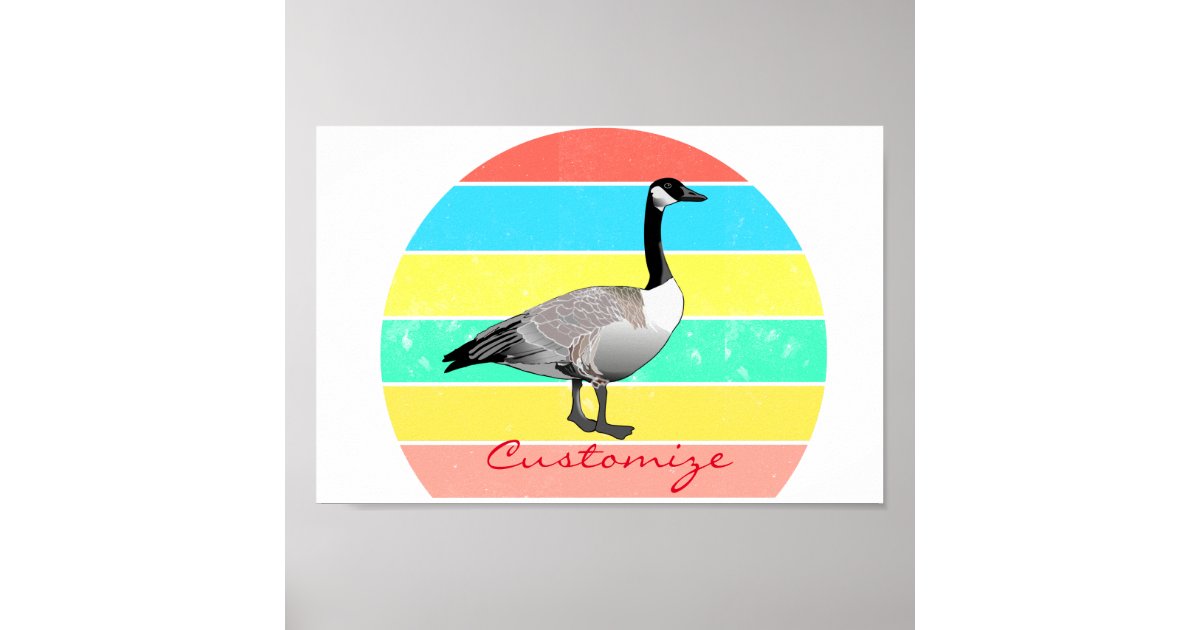 Canada Goose Multi-color Sun Thunder_Cove Poster | Zazzle