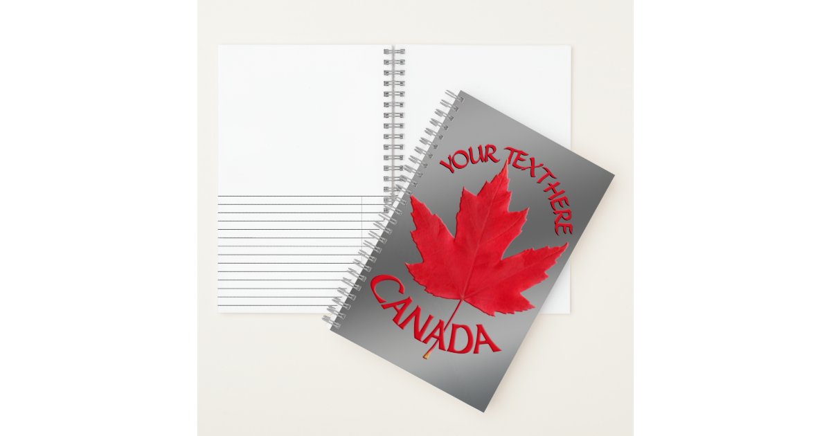 Canada Journal Custom Canada Notebooks Sketchpads | Zazzle