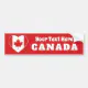 Canada Love custom bumpersticker Bumper Sticker | Zazzle