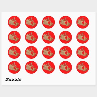 Canada Map Sticker | Zazzle