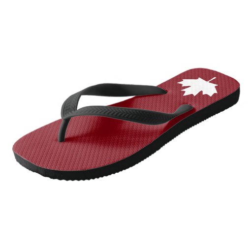 Canada Maple Leaf Flip Flops | Zazzle
