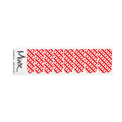Canada Maple Leaf Minx Nail Art | Zazzle
