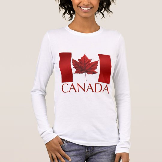 Canada Maple Leaf Women's Long Sleeve Shirt | Zazzle.com