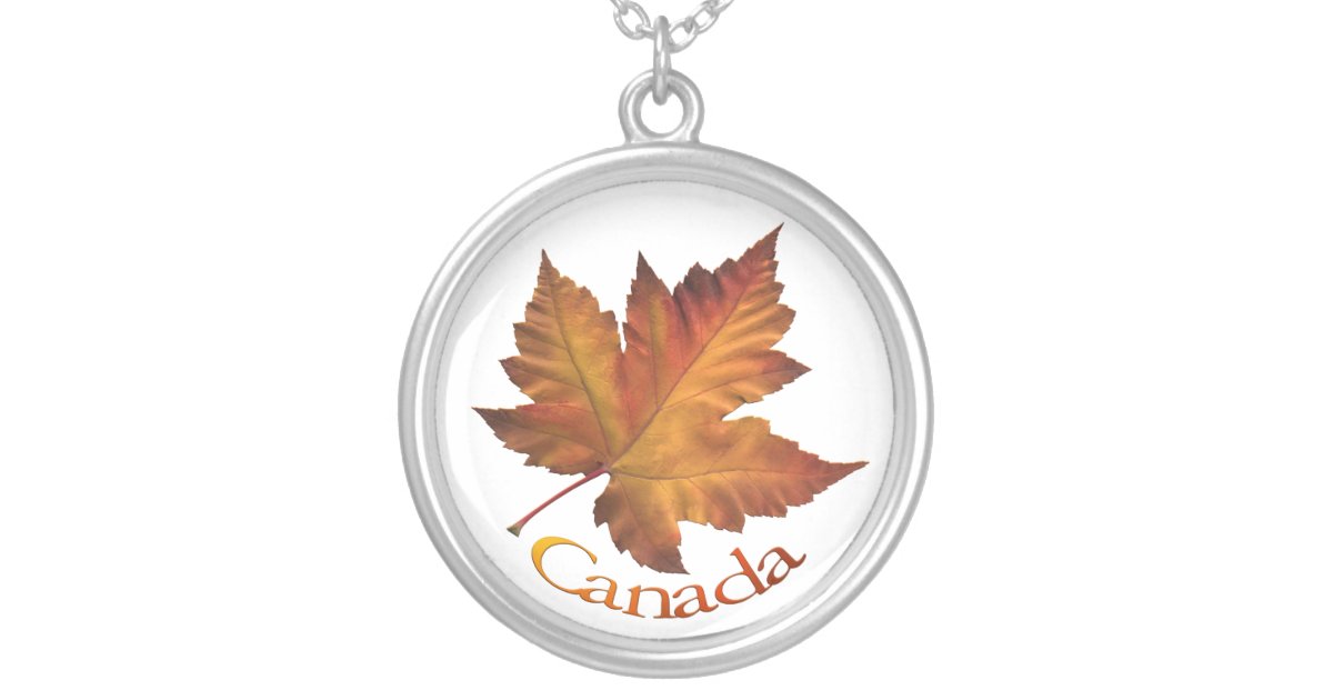 Canada Necklace Classic Canada Souvenir Jewelry | Zazzle