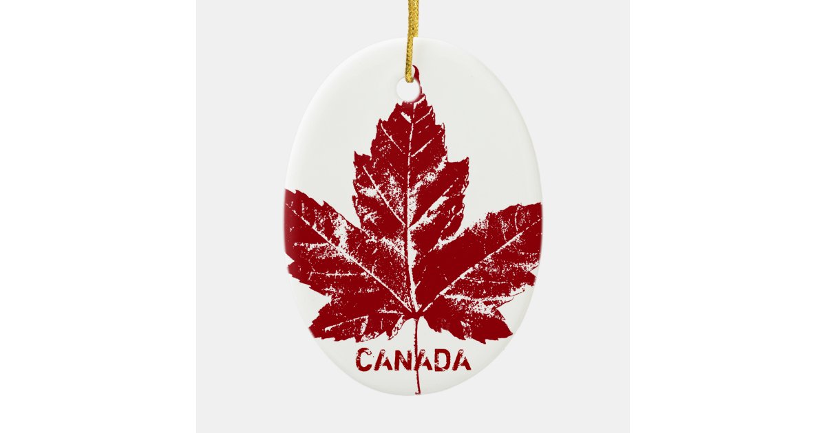 Canada Ornament Personalized Souvenir Canada Gift | Zazzle