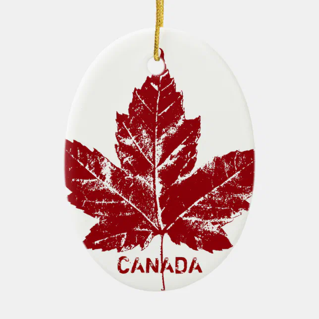Canada Ornament Personalized Souvenir Canada Gift | Zazzle