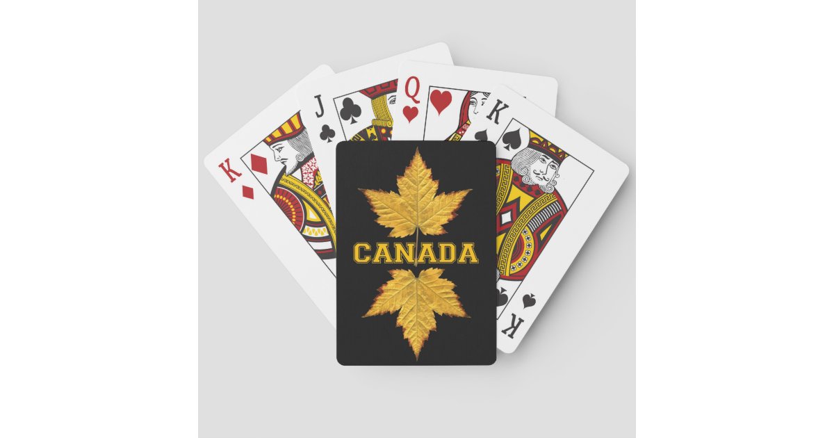Canada Playing Cards Canada Custom Souvenir Cards | Zazzle