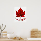 Canada Poster Canada Maple Leaf Souvenir Print | Zazzle