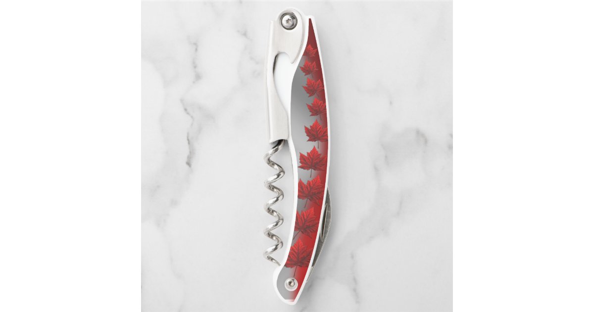 Canada Souvenir Corkscrew Custom Bottle Opener | Zazzle