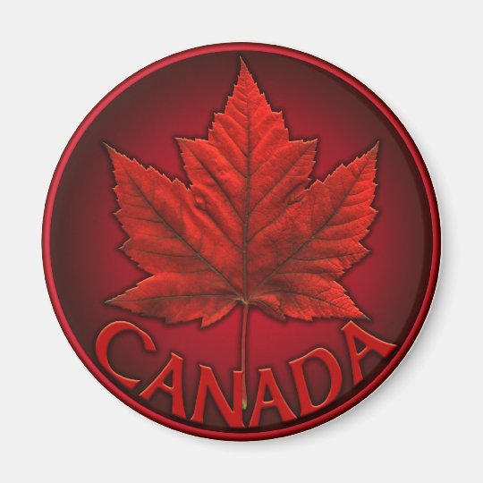 Canada Souvenir Fridge Magnet Canada Maple Leaf | Zazzle.com