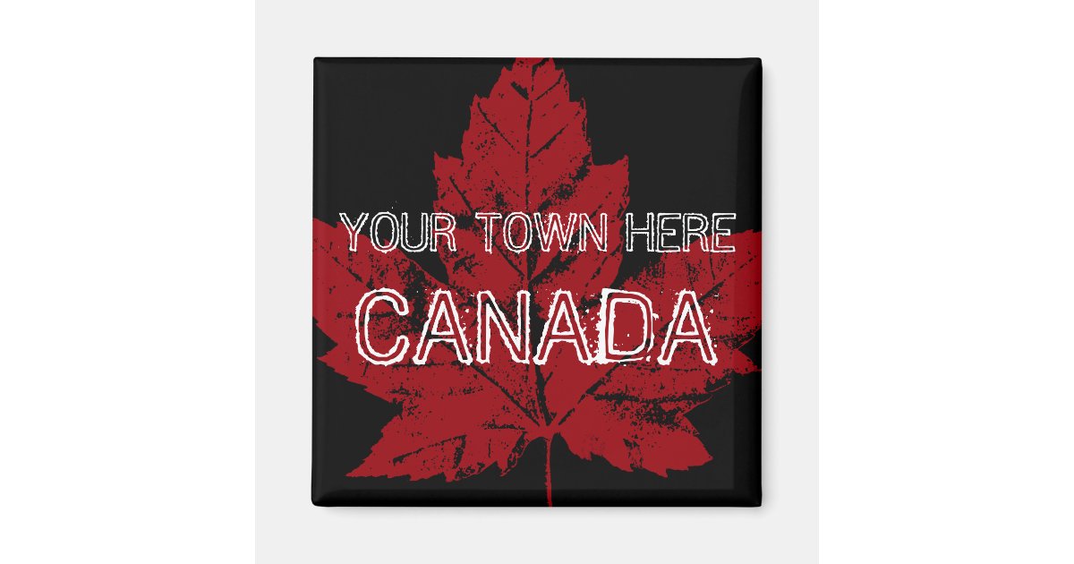Canada Souvenir Fridge Magnet Personalized Magnets | Zazzle