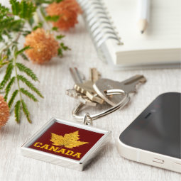 Canada Souvenir Key Chains & Canada Key Chain Gift | Zazzle
