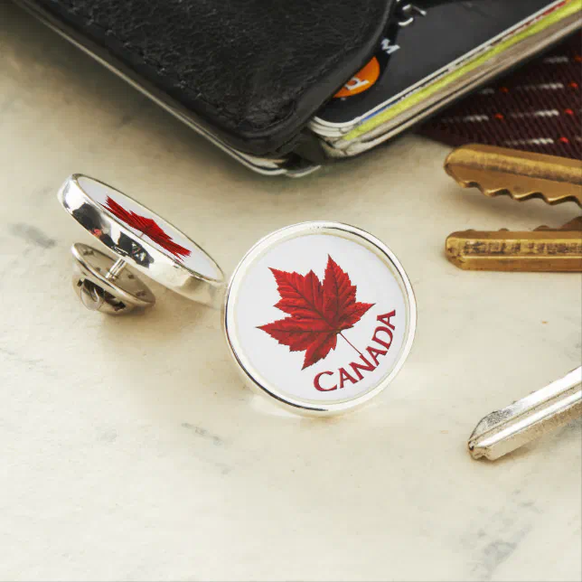 Canada Souvenir Lapel Pins Canada Flag Pins Custom | Zazzle