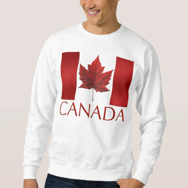 Canada Sweatshirt Canada Flag Souvenir Sweatshirt | Zazzle