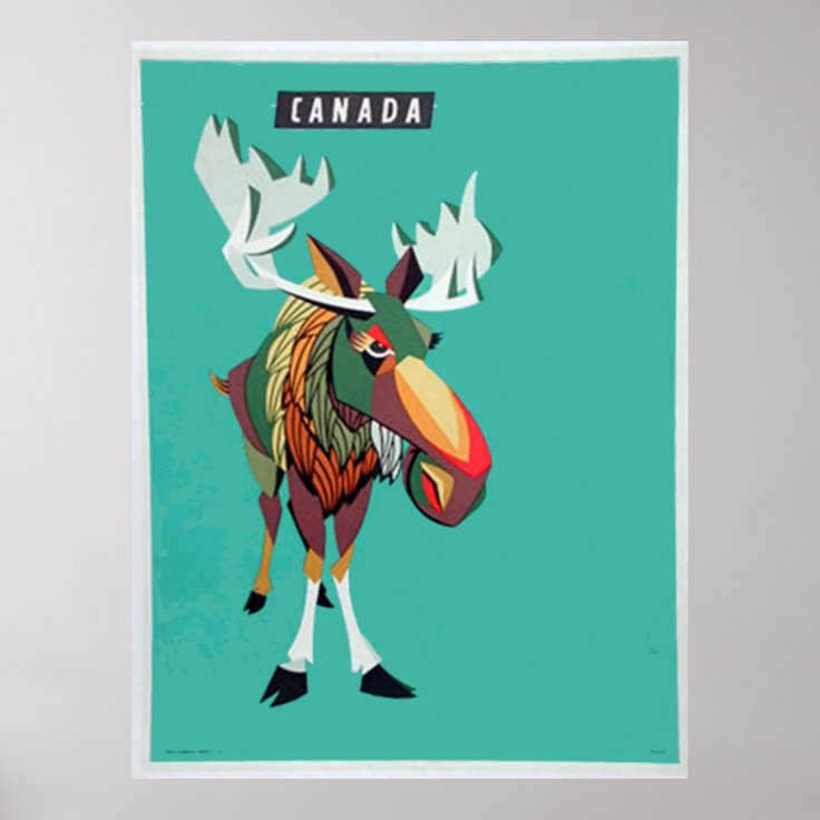 Canada Vintage Poster | Zazzle