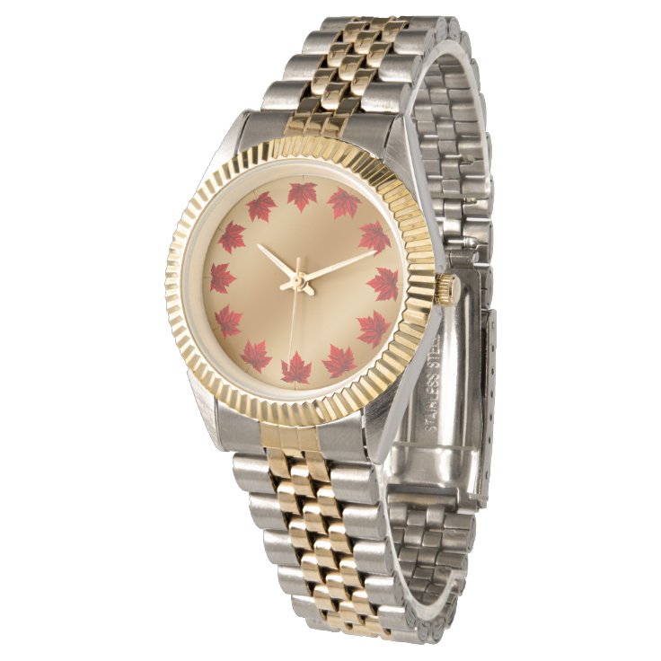 Canada Watch Canada Maple Leaf Souvenir Wristwatch | Zazzle