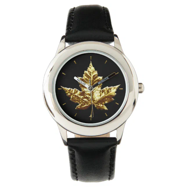 Canada Watch Gold Canada Souvenir Wrist Watch | Zazzle