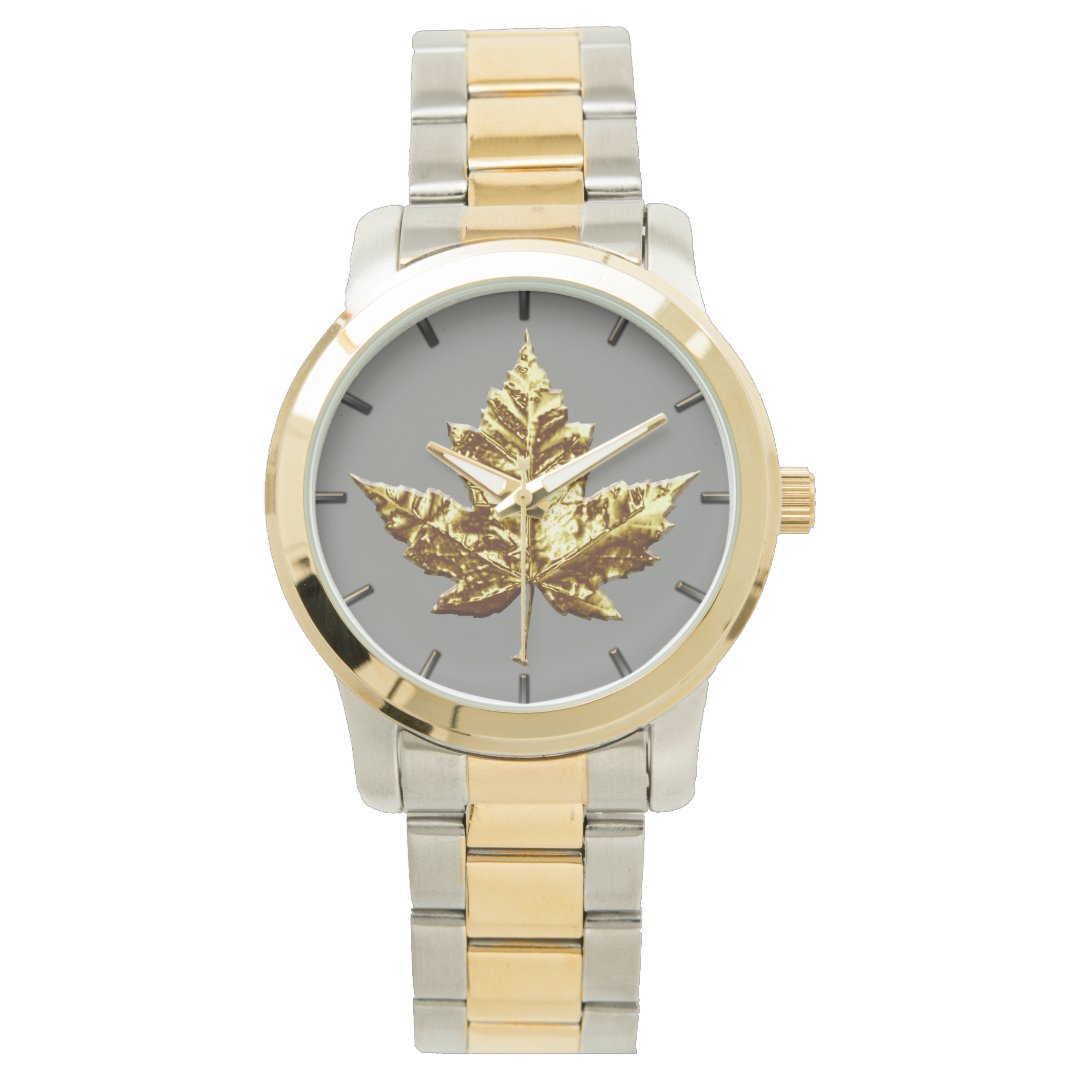 Canada Watch Gold Canada Souvenir Wrist Watches | Zazzle