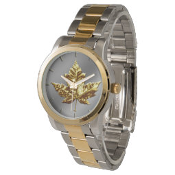 Canada Watch Gold Canada Souvenir Wrist Watches | Zazzle