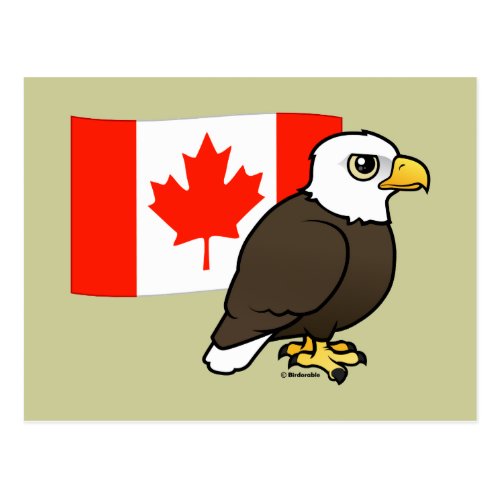 Birdorable Bald Eagle with Canada Flag T-Shirts & Gifts