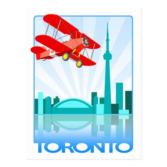 Downtown Toronto skyline at night Postcard | Zazzle.com
