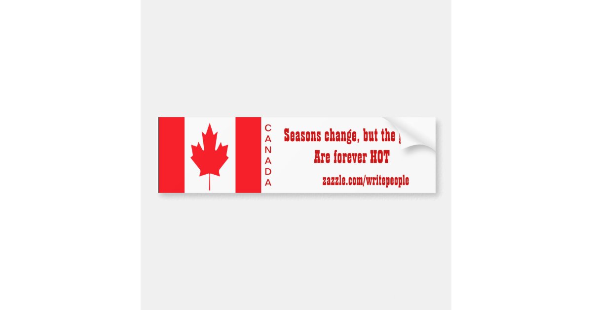 canadian bumper stickers | Zazzle