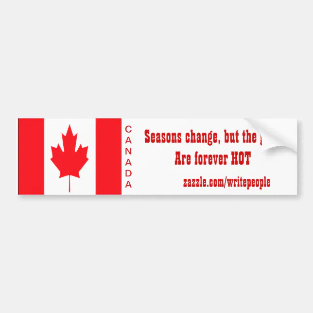 canadian bumper stickers | Zazzle