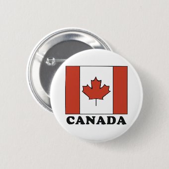 Canadian Flag Button | Zazzle