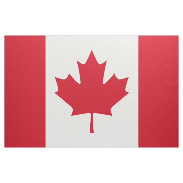 Canadian Flag Fabric | Zazzle