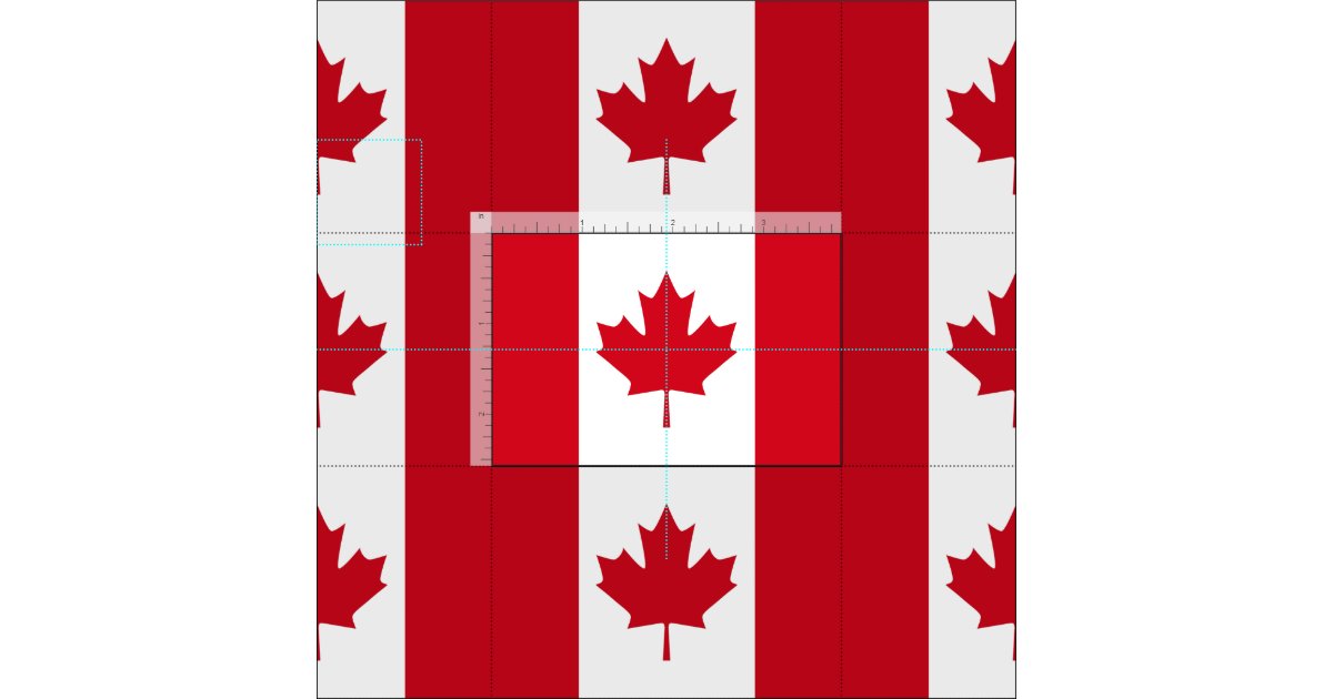 Canadian Flag Fabric | Zazzle