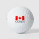 Canadian flag golf ball set | Canada pride | Zazzle