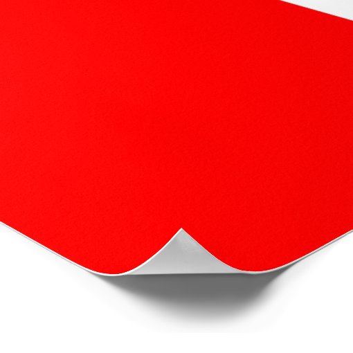 Canadian Flag of Canada Red Maple Leaf Poster | Zazzle