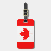 Canadian Flag Personalized Luggage Tag | Zazzle