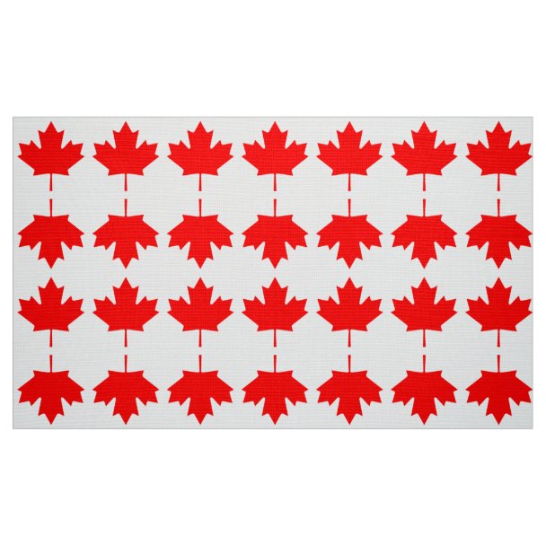 Canadian Flag Fabric | Zazzle