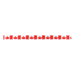 Canadian Flag Satin Ribbon | Zazzle