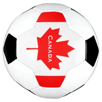 Canadian Flag Soccer Ball | Zazzle