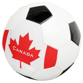 Canadian Flag Soccer Ball | Zazzle