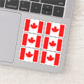 Canadian flag sticker | Zazzle
