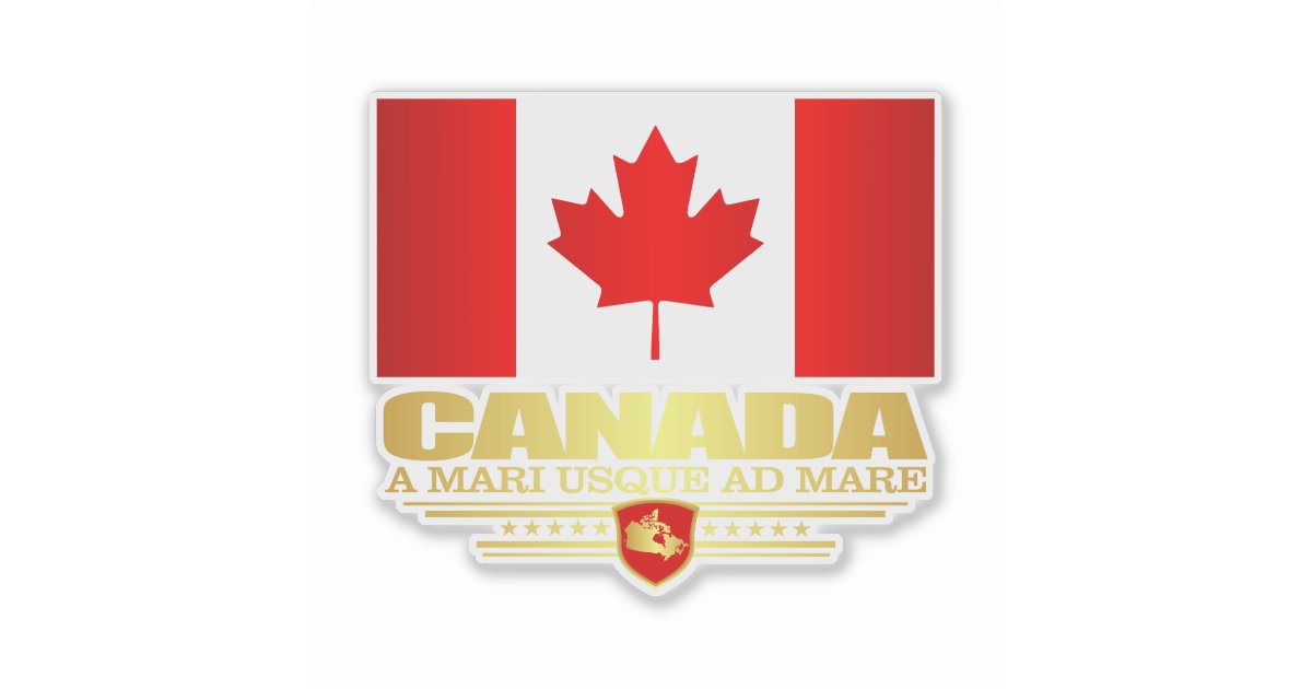 Canadian Flag Sticker | Zazzle